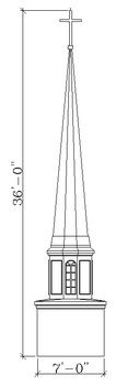 Church Steeple Design Models | Kivett's Fine Church Furniture