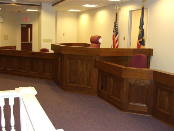 Courtroom Seating Project Gallery | Kivett's Fine Church Furniture