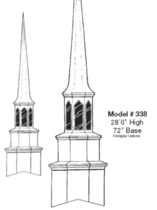 Church Steeple Models | Kivett's Fine Church Furniture