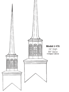 Church Steeple Models | Kivett's Fine Church Furniture