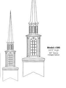 Church Steeple Models | Kivett's Fine Church Furniture